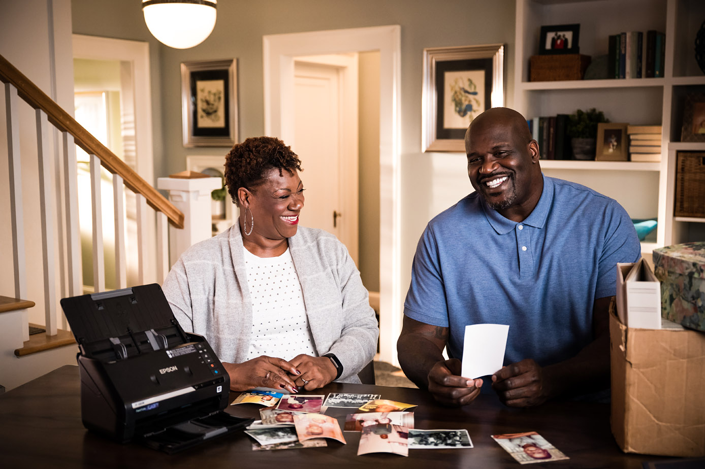 Epson launches ad campaign with Lucille and Shaquille O’Neal